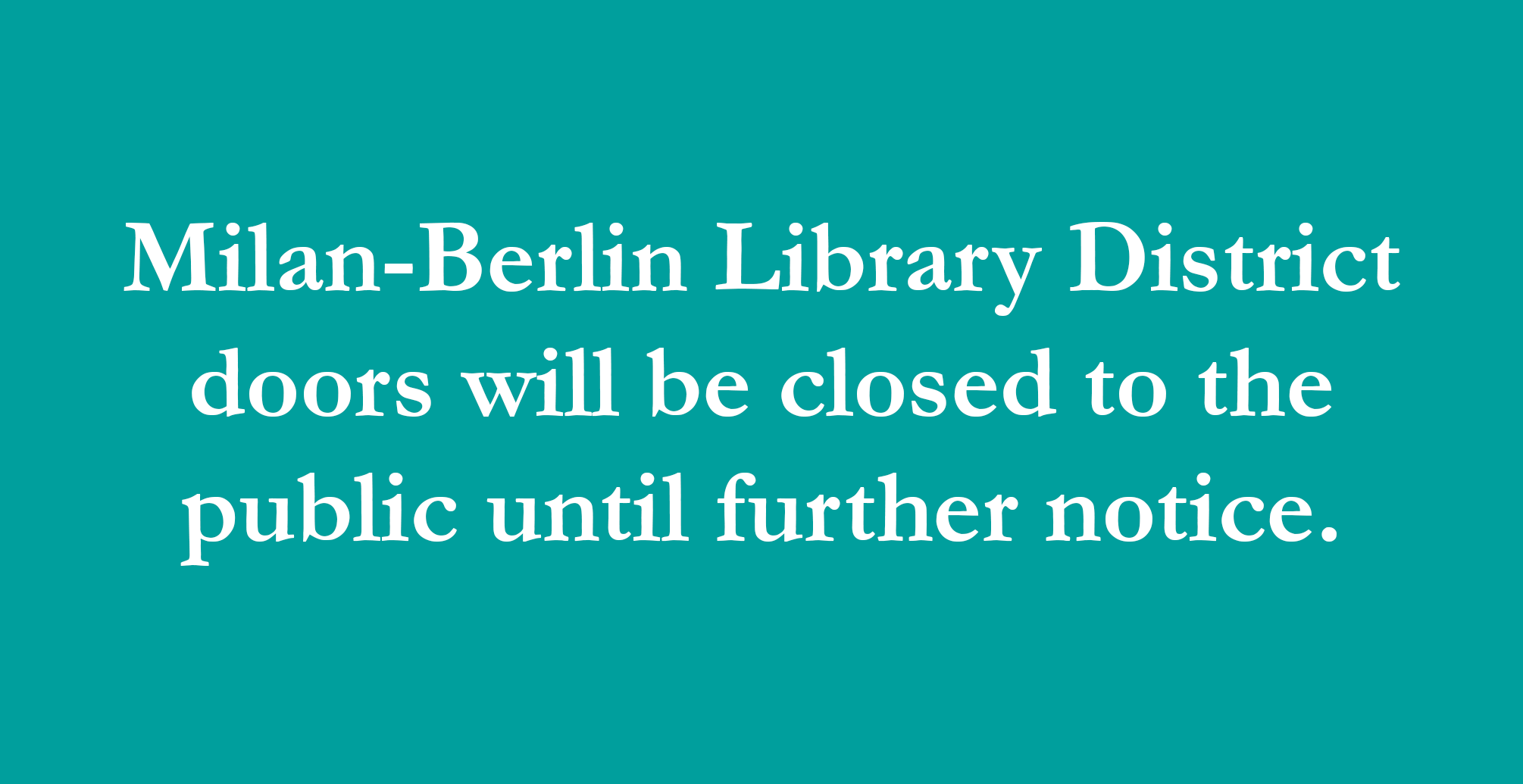 Milan-Berlin Library District